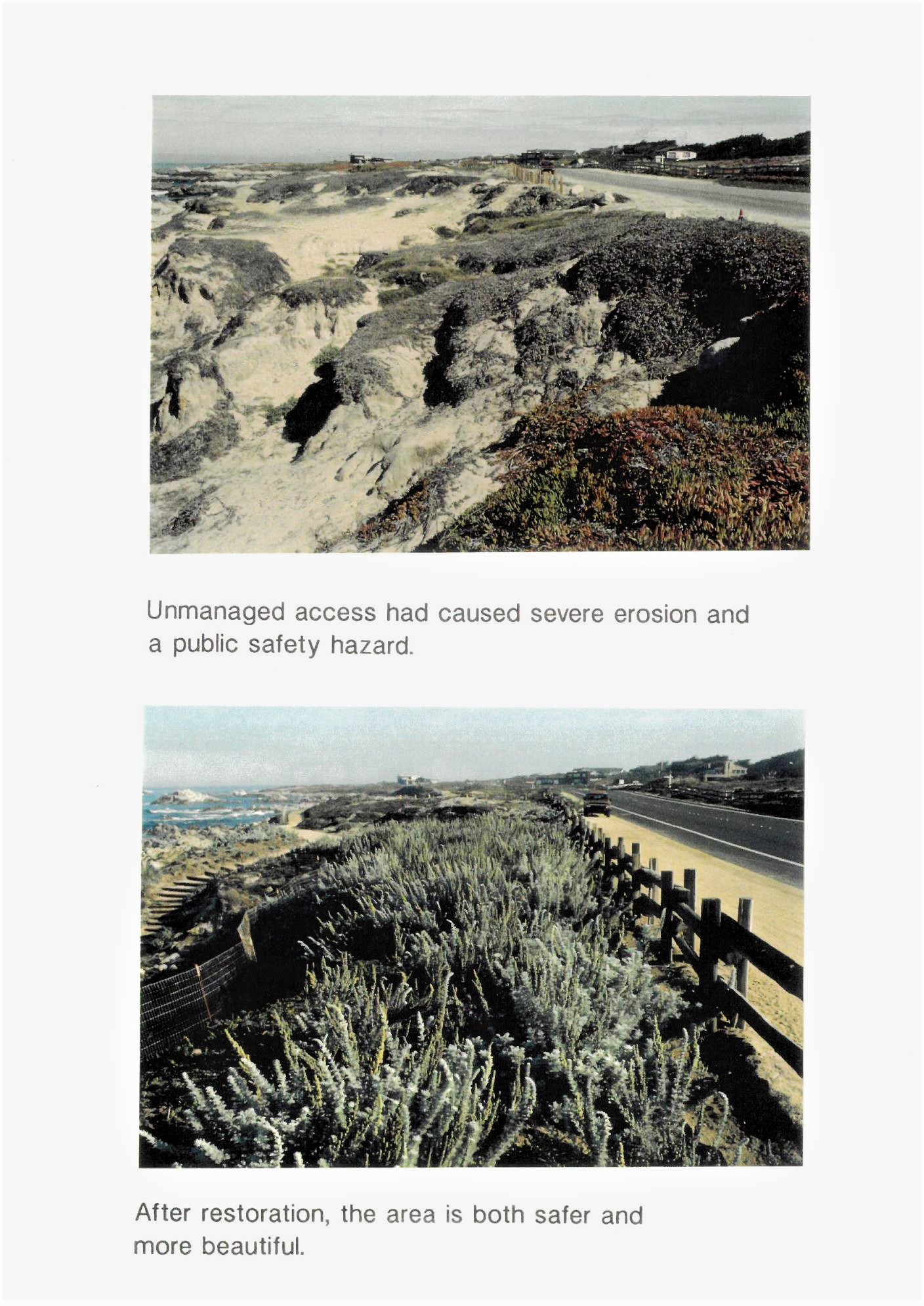 Asilomar Coast Trail Restoration Project History